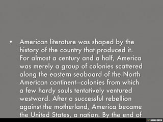AMERICAN LITERATURE | PDF