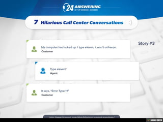 Hilarious call center conversations | PPT