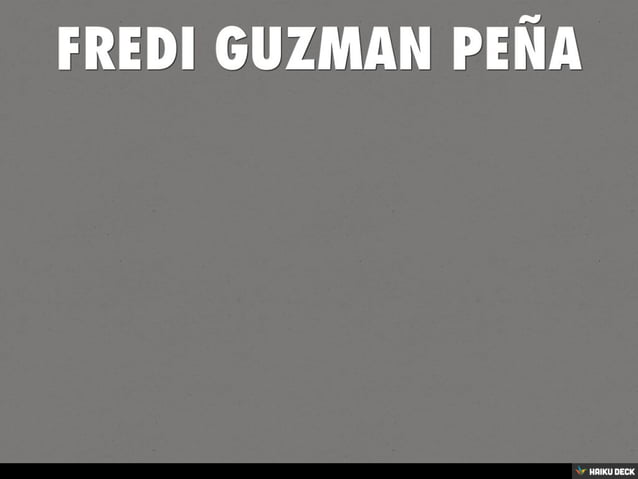FREDI GUZMAN PEÑA | PDF