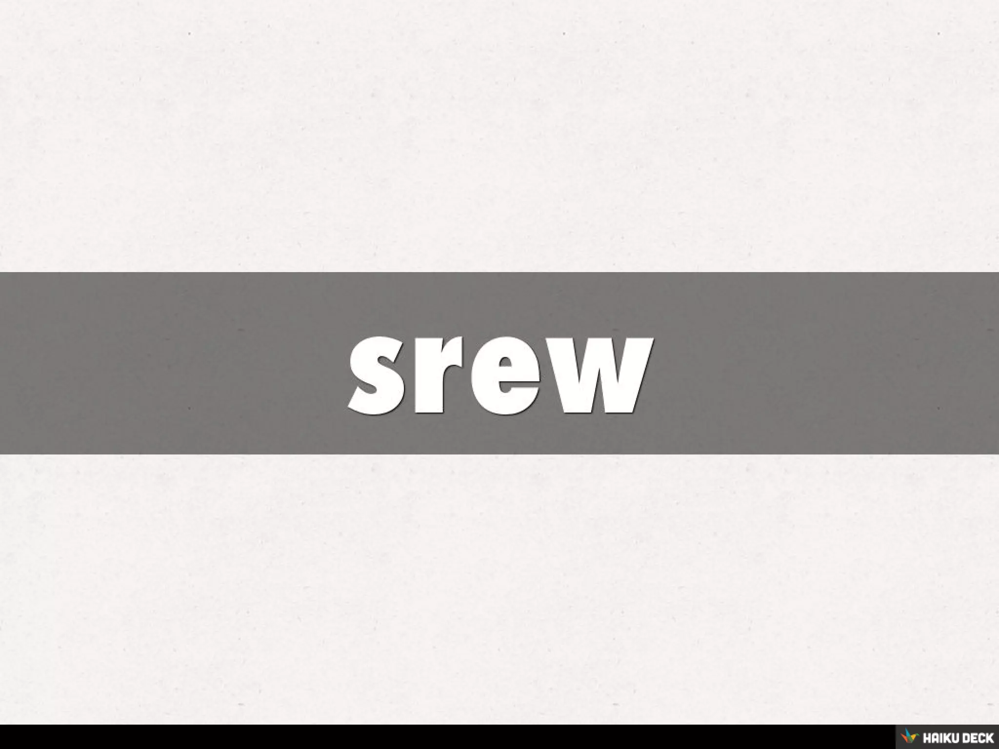 srew | PDF