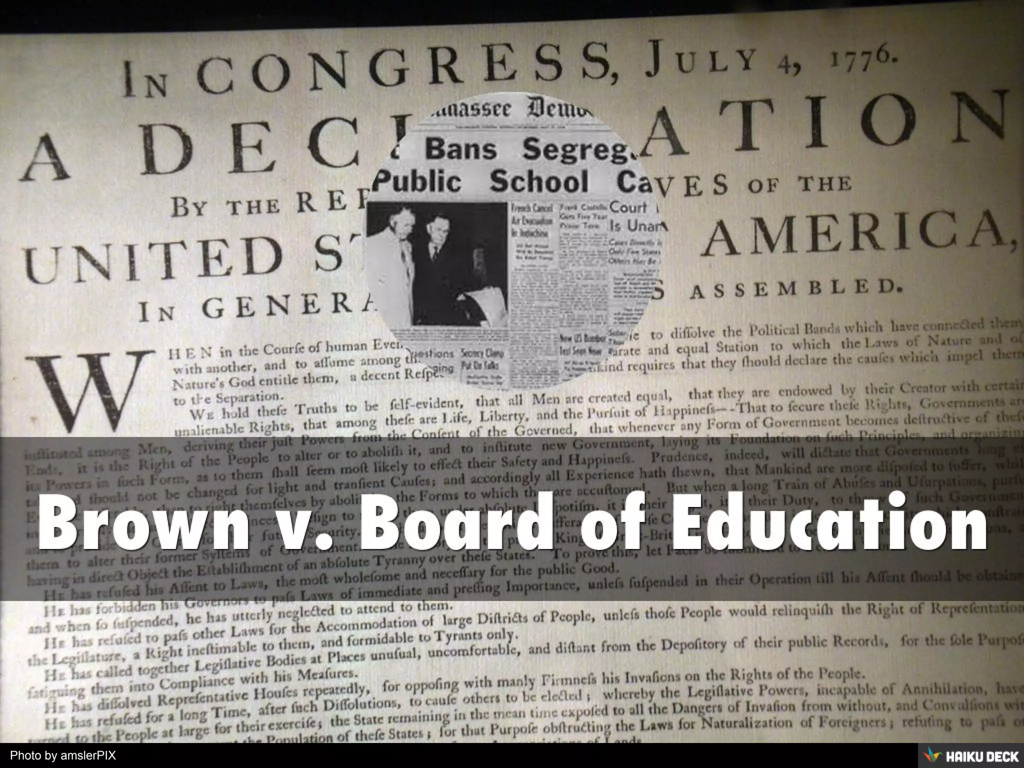 Brown v. Board of Education | PPT