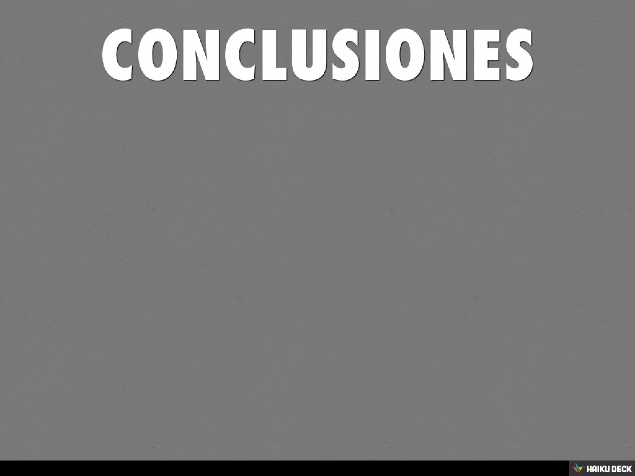 CONCLUSIONES | PDF