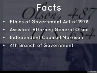 Morrison vs Olson | PDF