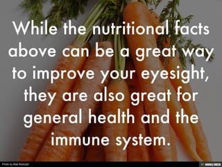 Nutrition Facts For Eye Care | Ralph Cotran | PDF