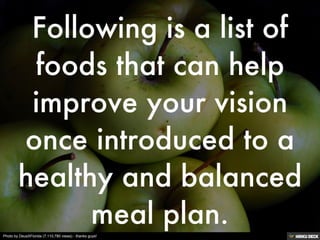 Nutrition Facts For Eye Care | Ralph Cotran | PDF