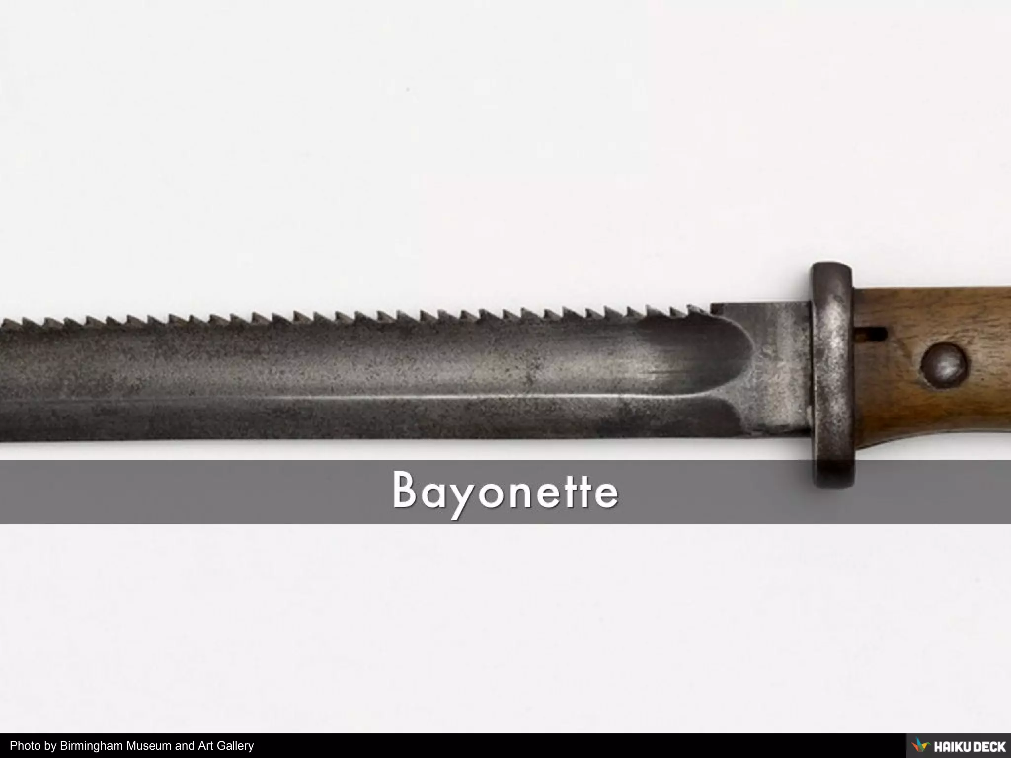 Rileys WW1 weapons presentation. | PPT