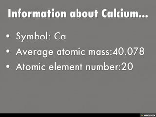 Calcium | PDF