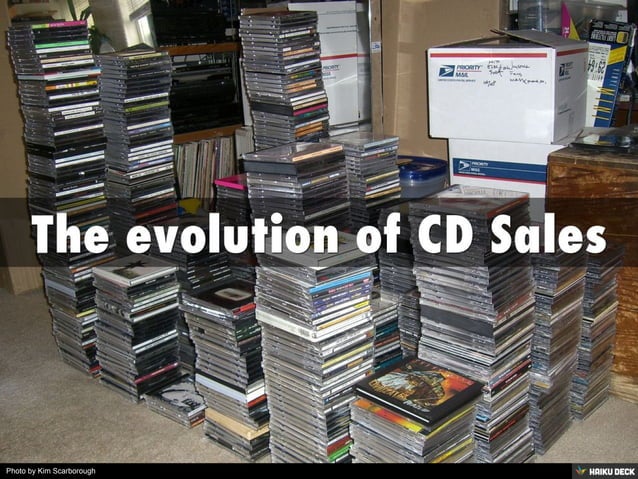 The evolution of CD Sales | PPT