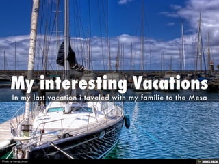 My last Vacations | PDF