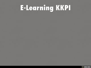 E-Learning KKPI | PDF