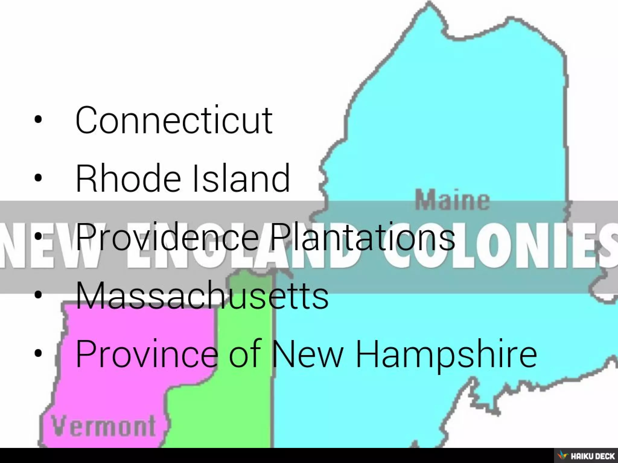 The 13 Colonies | PPT