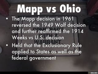 Mapp vs Ohio | PDF