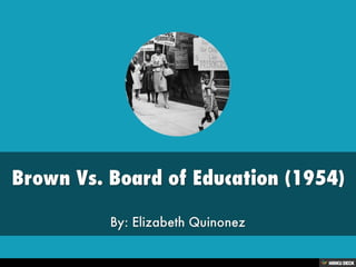 Brown Vs. Board of Education (1954) | PDF | Education industry | Industries