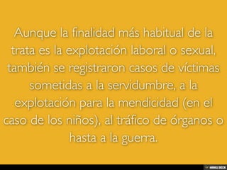 ¿de qué se trata la trata? | PDF