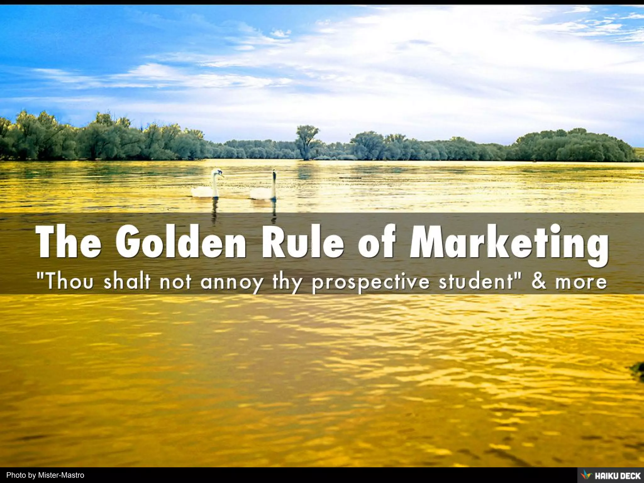 The Golden Rule of Marketing | PDF