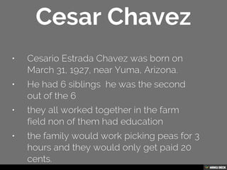 Cesar chavez | PPT