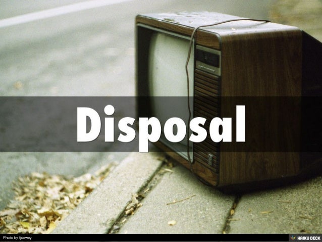 Disposal of Property, Plant and Equipment