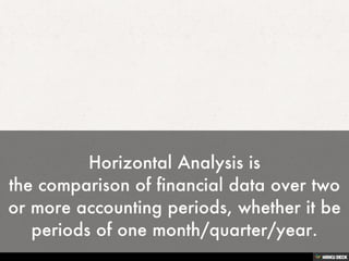Horizontal Trend Analysis | PDF