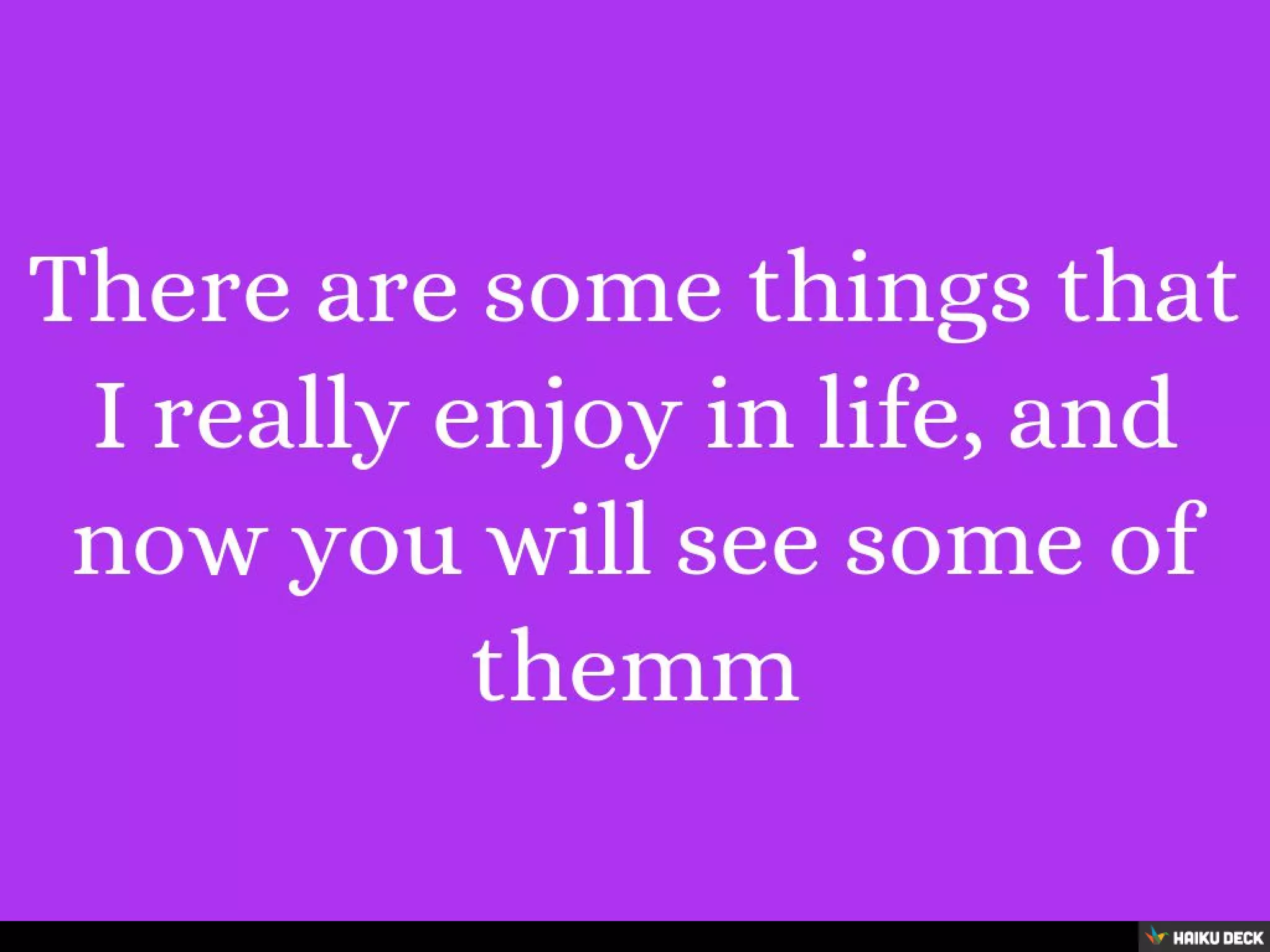 Things that I like :) | PDF