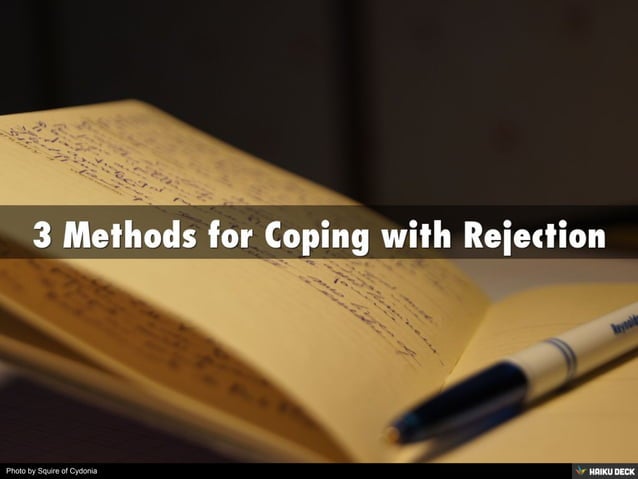 3 Methods for Coping with Rejection | PDF