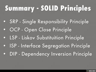 SOLID PRINCIPLES | PPT