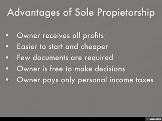 Types of Ownership and Their Impacts | PDF