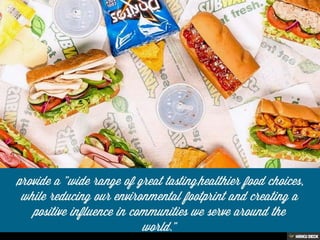 Subway's Digital Strategy | PDF