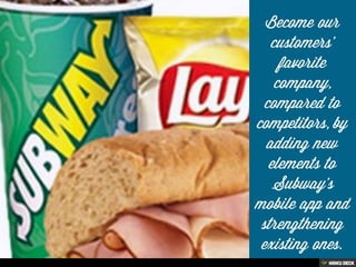 Subway's Digital Strategy | PDF