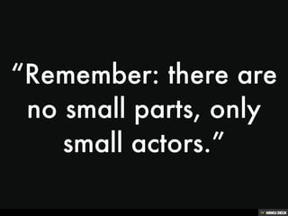 Quotes On Acting | PDF