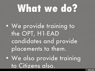 Training And Placement Oriented Program | PPT