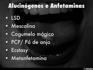 TIPOS DE DROGAS | PPT