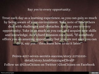 Seven secrets to success | PDF | Poetry | Books and Literature