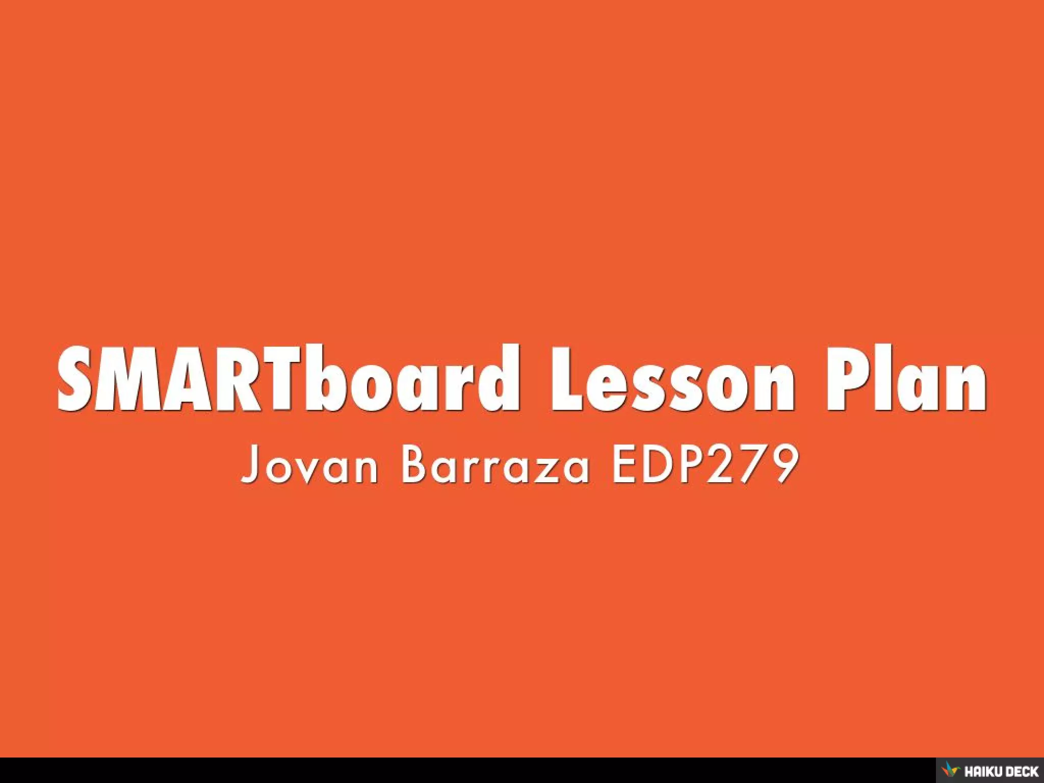 SMARTboard Lesson Plan | PDF