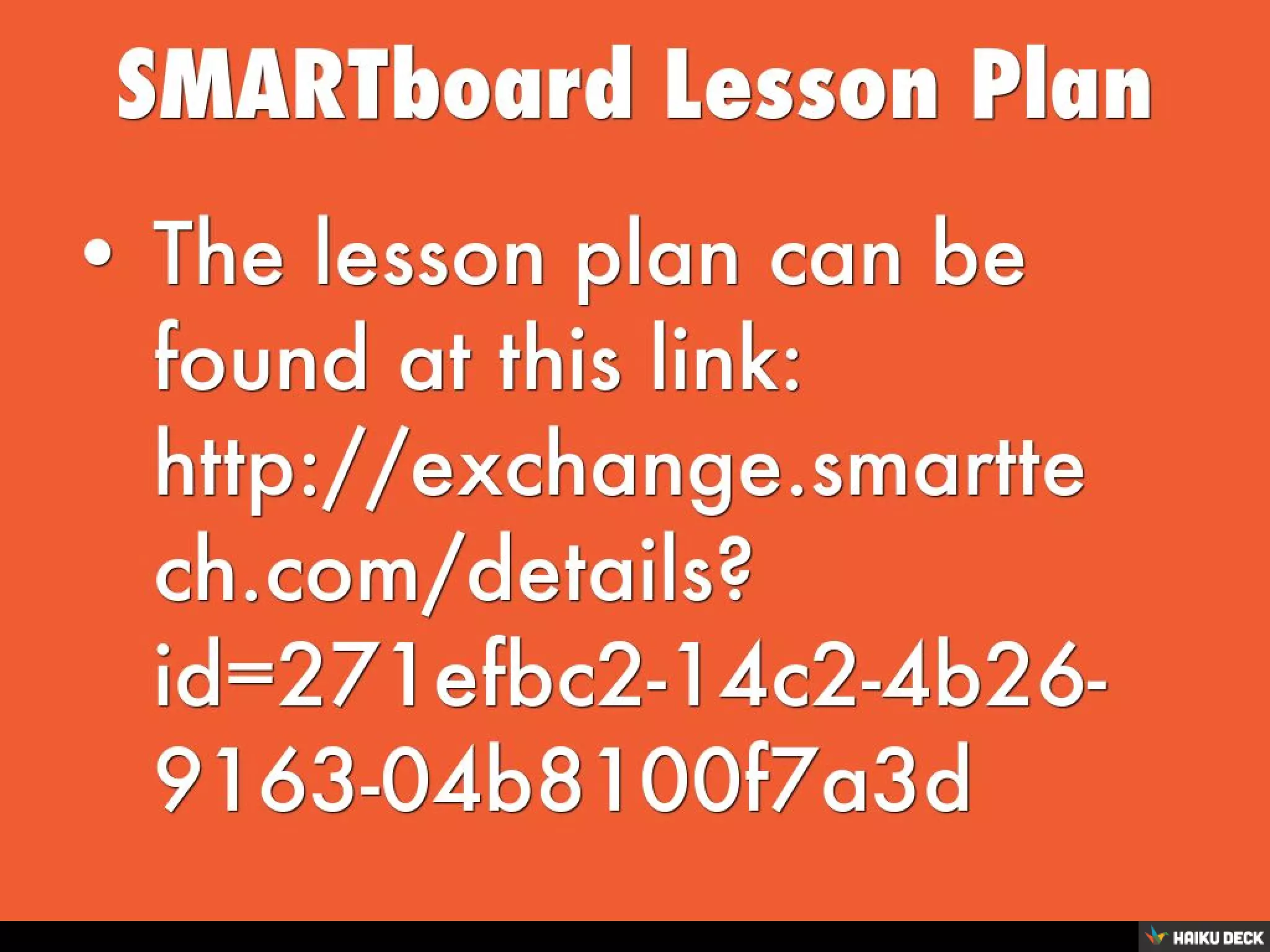 SMARTboard Lesson Plan | PDF
