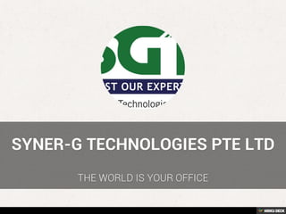 SYNER-G TECHNOLOGIES PTE LTD | PDF