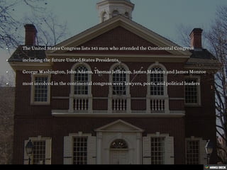 THE FIRST CONTINENTAL CONGRESS | PDF