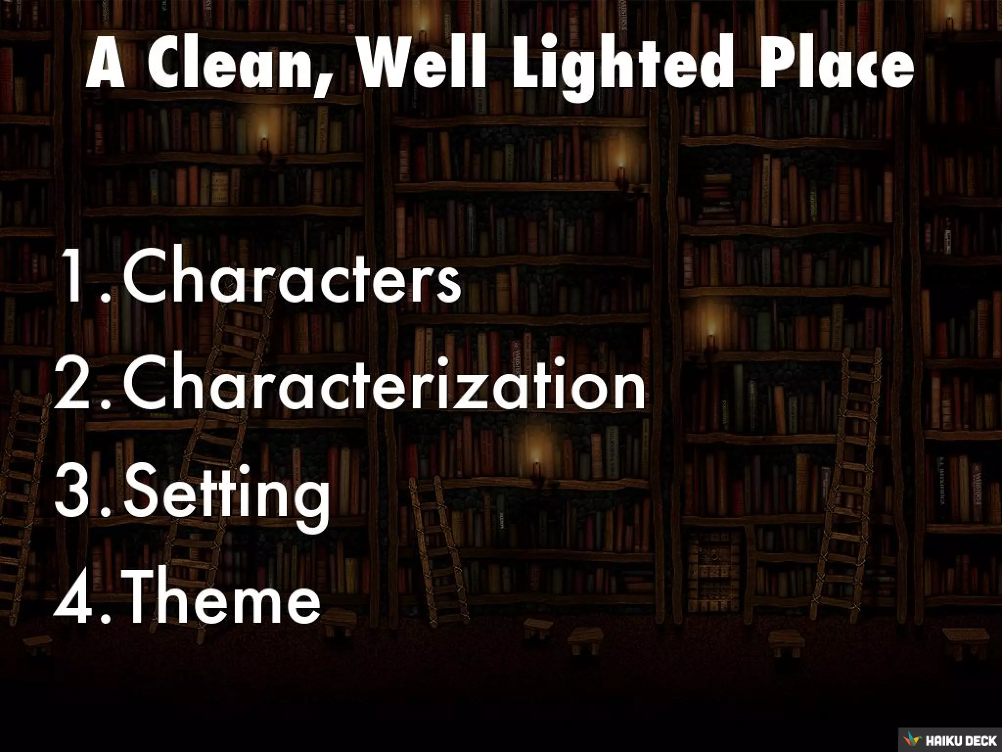 A Clean, Well Lighted Place | PDF