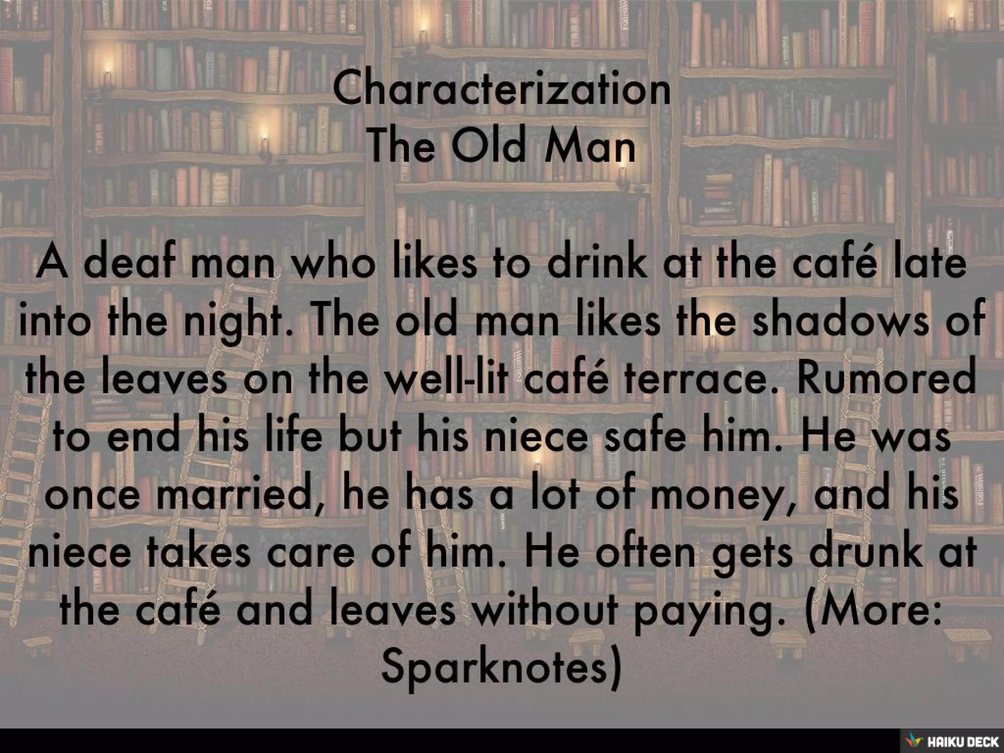 A Clean, Well Lighted Place | PDF