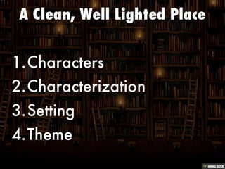 A Clean, Well Lighted Place | PDF