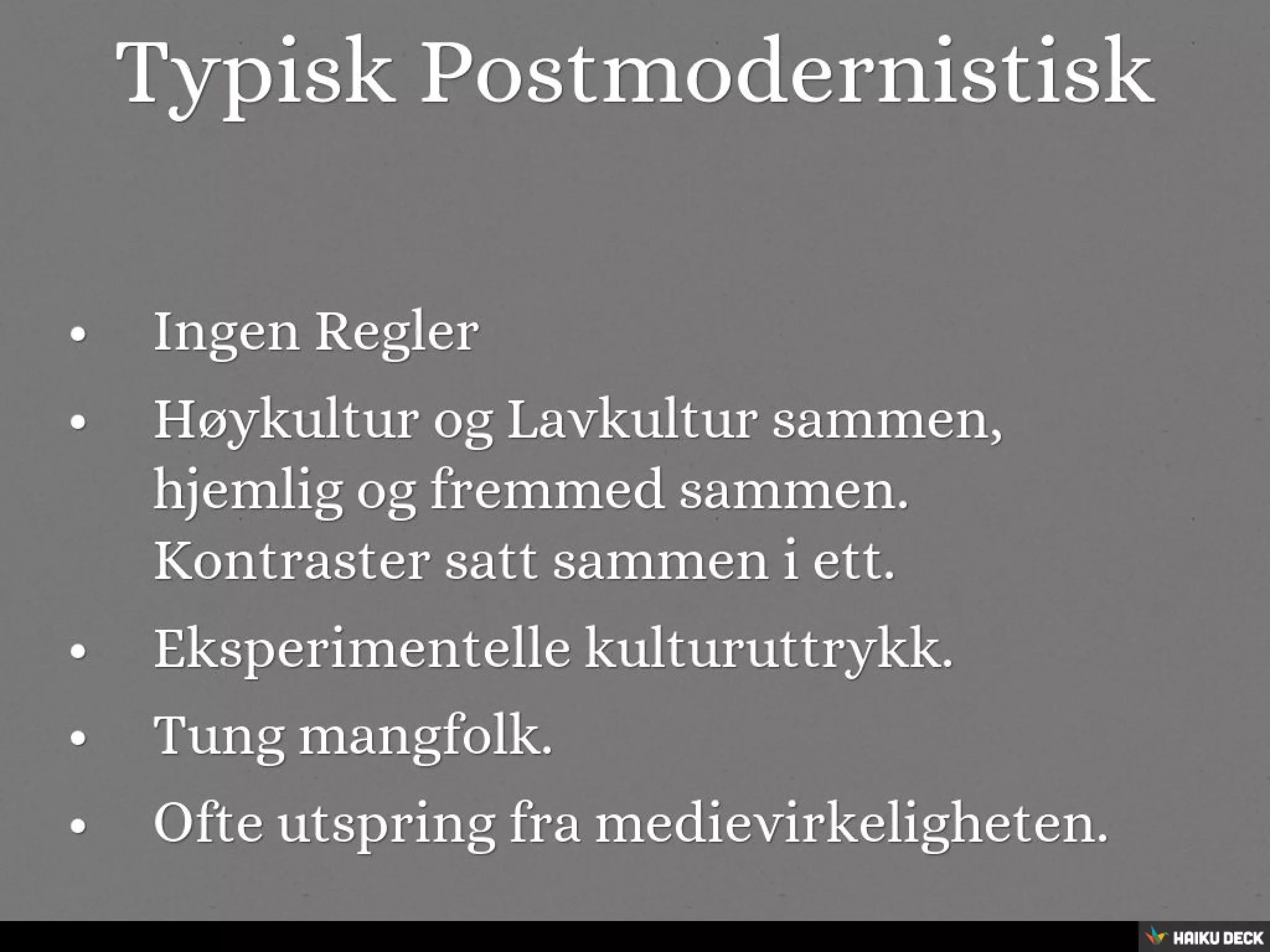 Postmodernisme | PDF