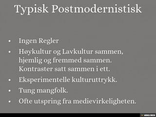 Postmodernisme | PDF