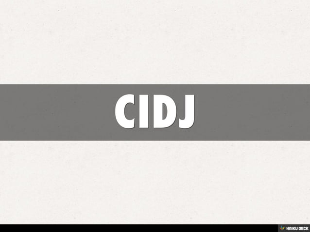 CIDJ | PPT
