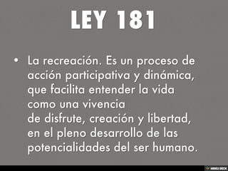 LEY 181 | PPT
