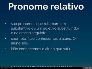 pronome relativo | PDF
