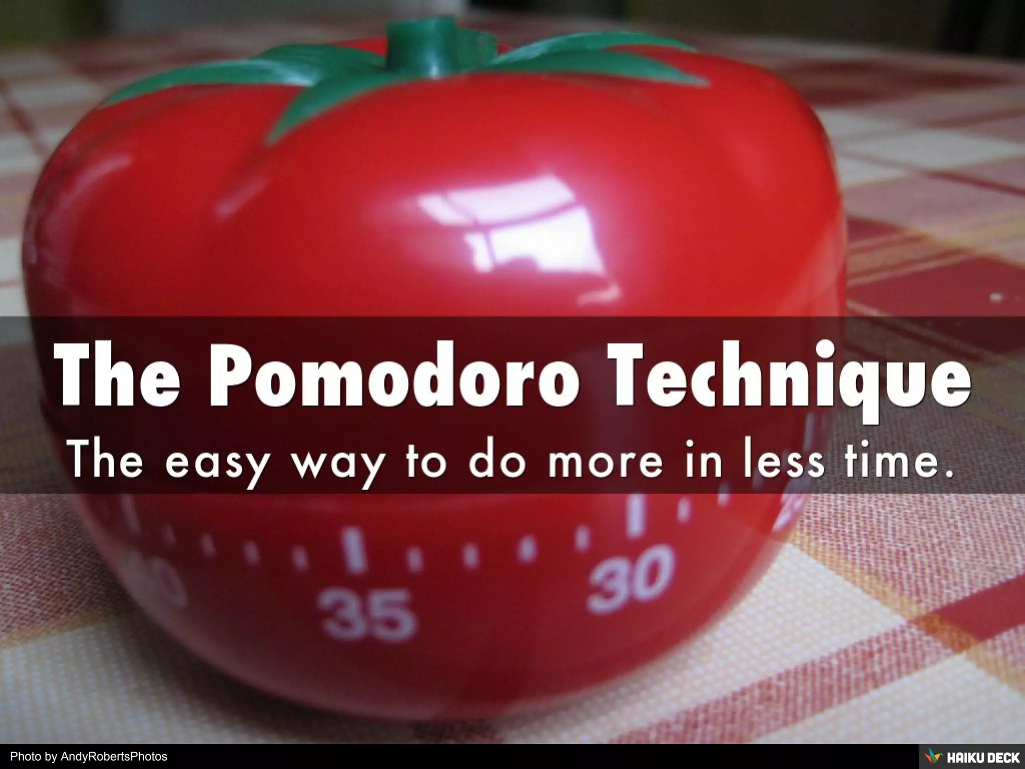 The Pomodoro Technique | PPT