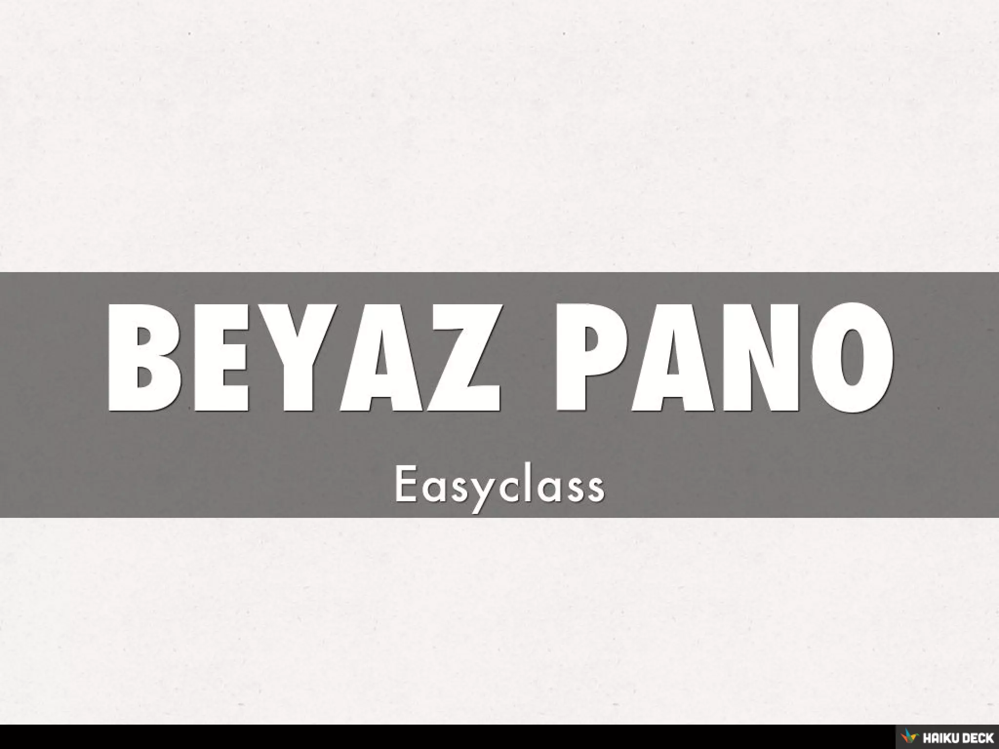 BEYAZ PANO | PDF