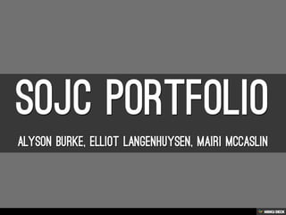 SOJC Portfolio | PDF