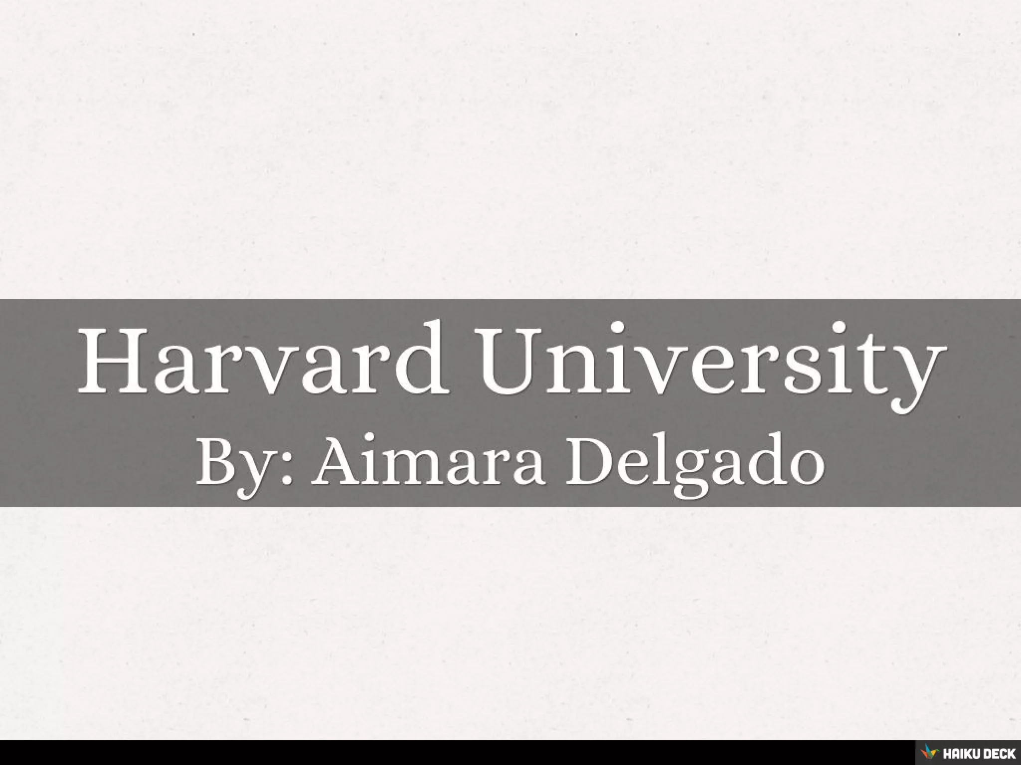 Harvard University | PDF
