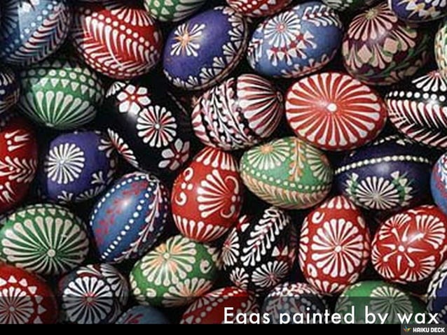 Slovak Easter eggs
