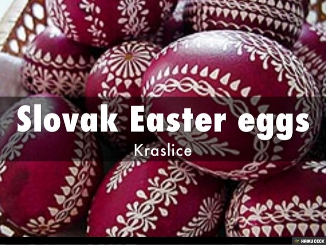 Slovak Easter eggs